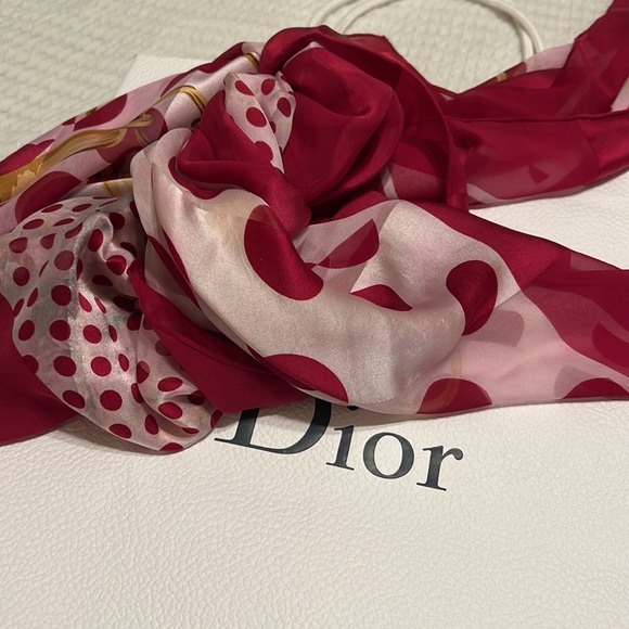 Dior | Accessories | Christian Dior Large Shawl Scarf Silk | Poshmark